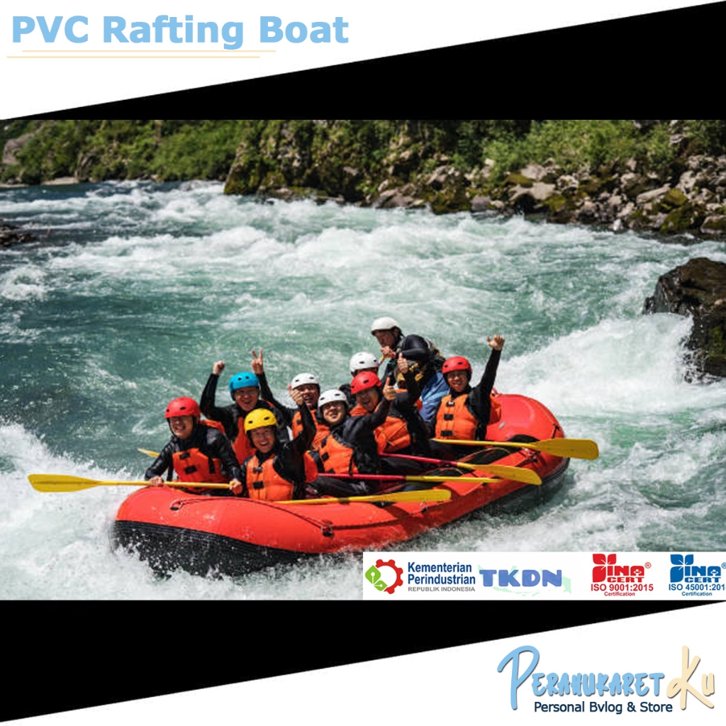 Jual Perahu Karet Rafting Arung Jeram PVC Ocean & Aquasi 4 6 8 orang ...