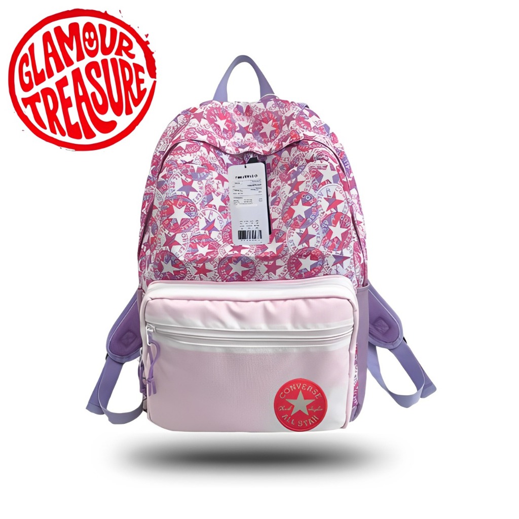 Jual 【100% ORI 】TAS CONVERSE ALL STAR PINK BACKPACK PURPLE - TAS RANSEL ...
