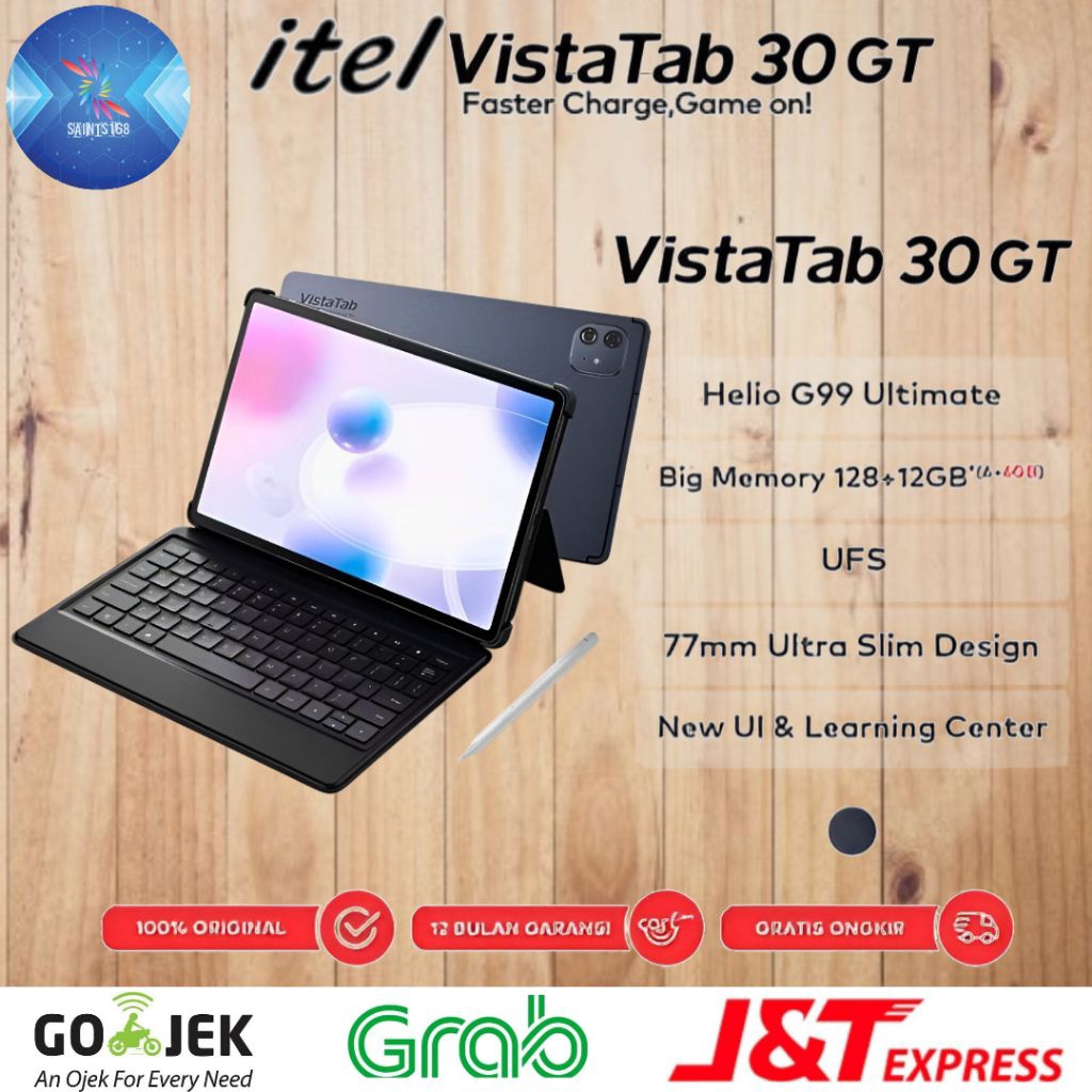 Jual ITEL VISTA TAB 30 GT RAM 6GB *(6+6GB) MEMORY 128GB 11" Inc GARANSI ...