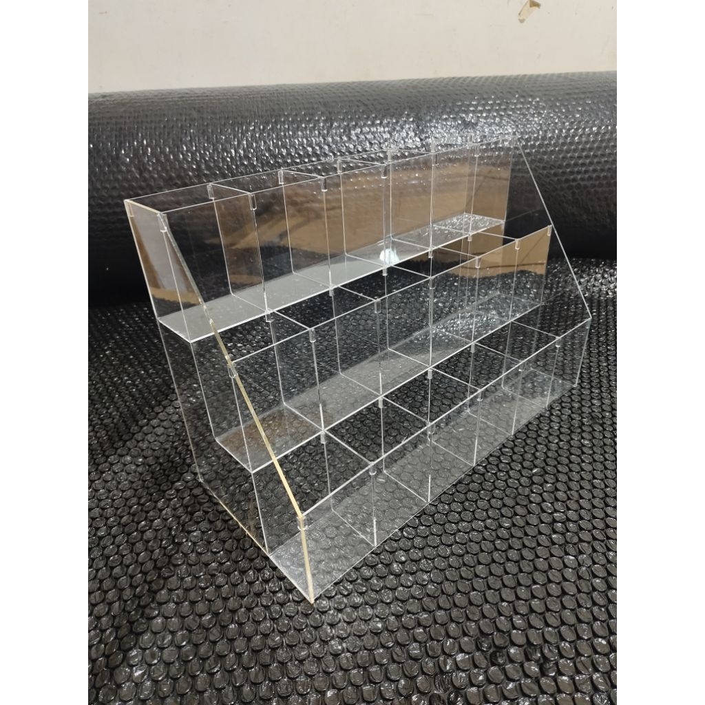 Jual akrilik tempat pensil/rak pulpen ATK 45x20x30 | Shopee Indonesia