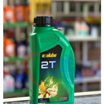 Jual Oli EVALUBE 2T Original 700ml / 0.7 Liter 1 Dus Isi 20 Botol Oil ...
