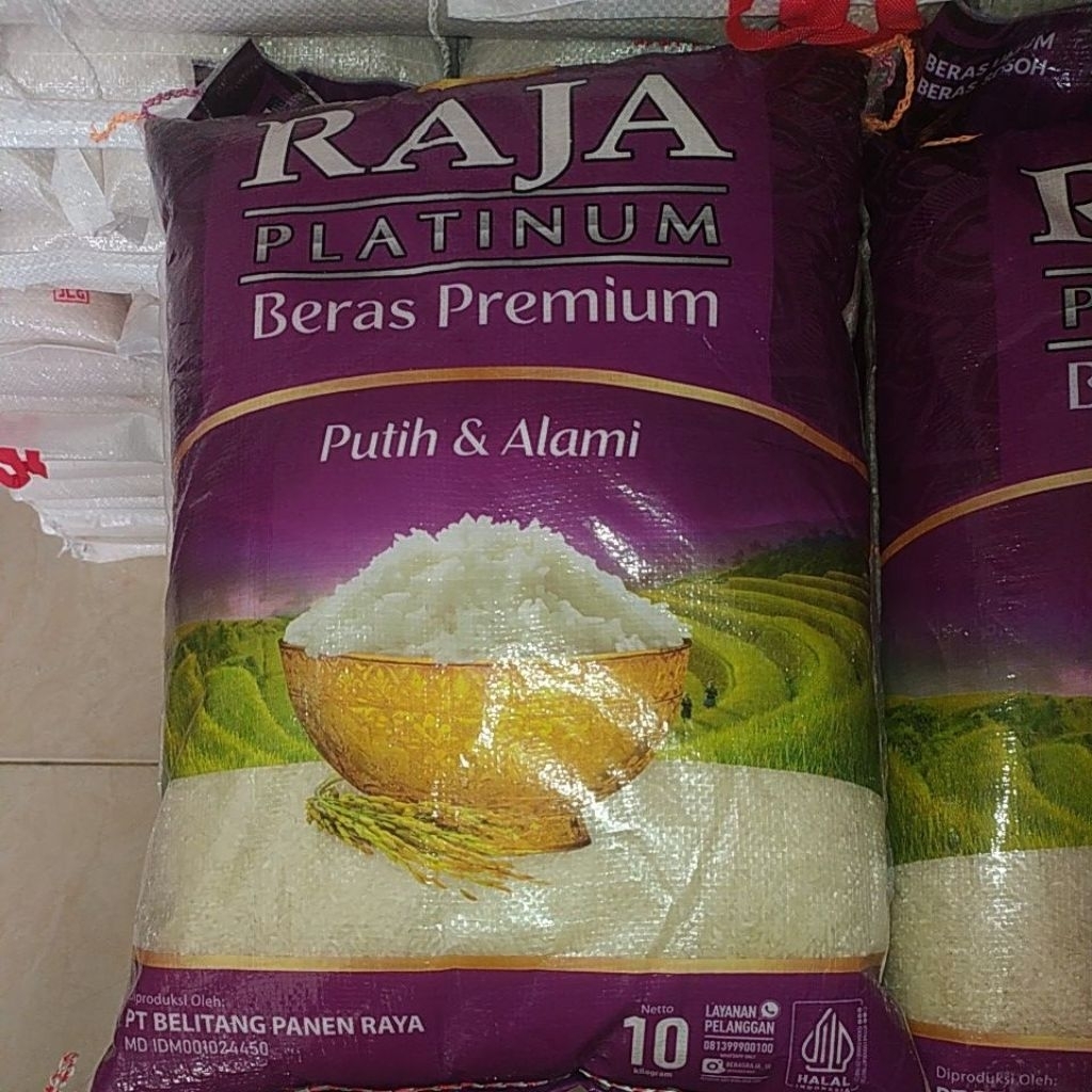 Jual Beras Premium Raja Platinum 10kg | Shopee Indonesia