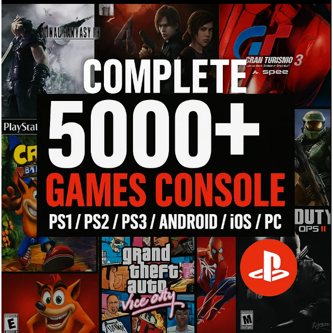 Jual 5000+ Game PlayStation Collection – PS1, PS2, PS3 Lengkap & Update ...