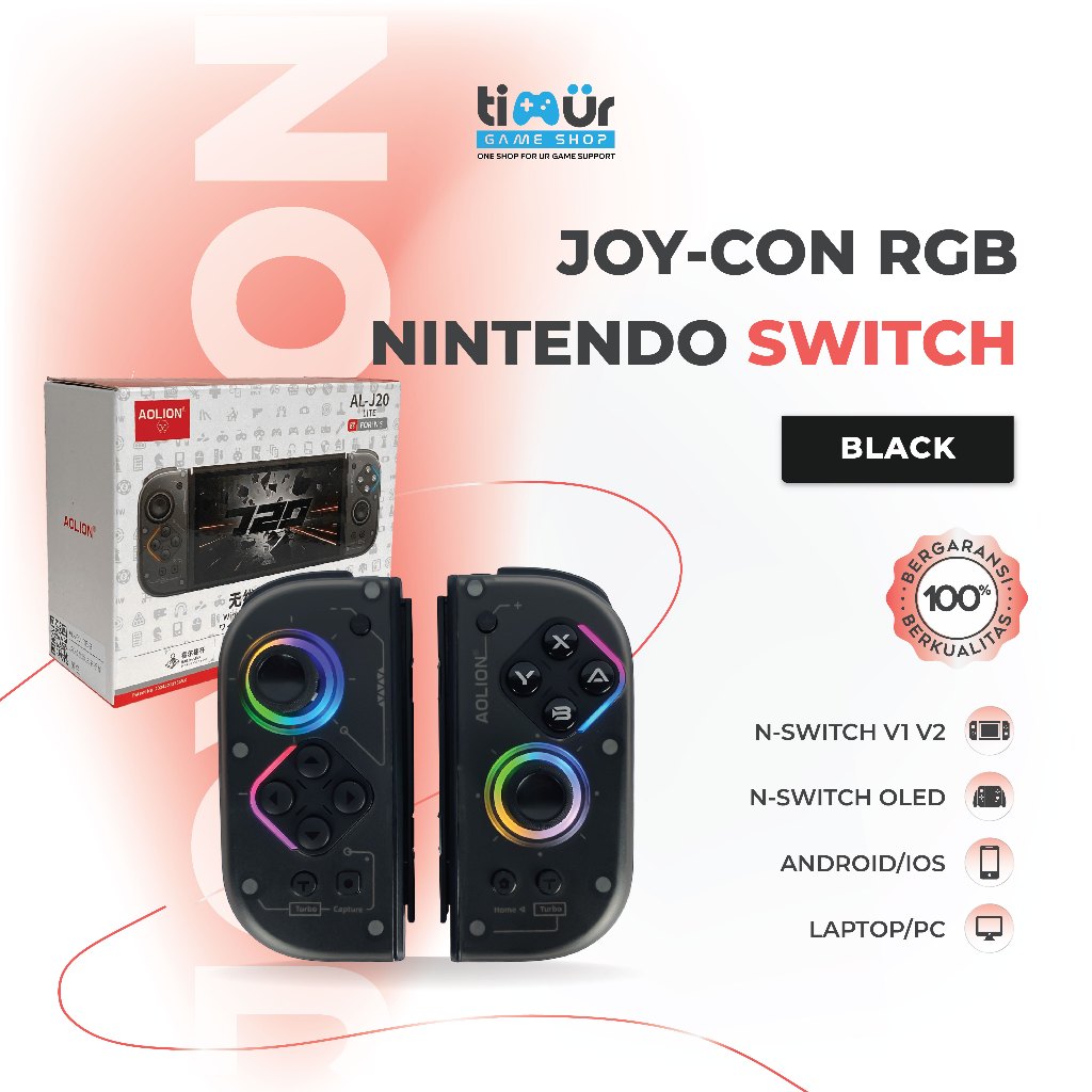 Jual Aolion Joy-Con Joycon JoyPad Controller Stik Stick (L/R) RGB 6 ...