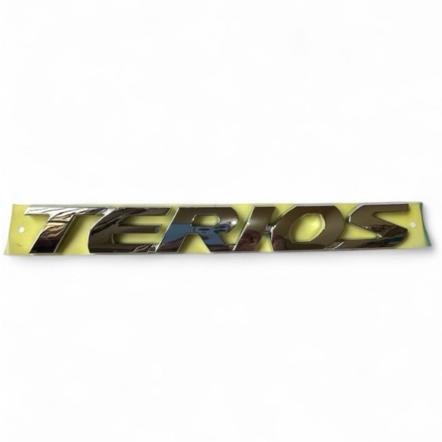 Jual Emblem Tulisan TERIOS Chrome Aksesoris Mobil Daihatsu Terios ...