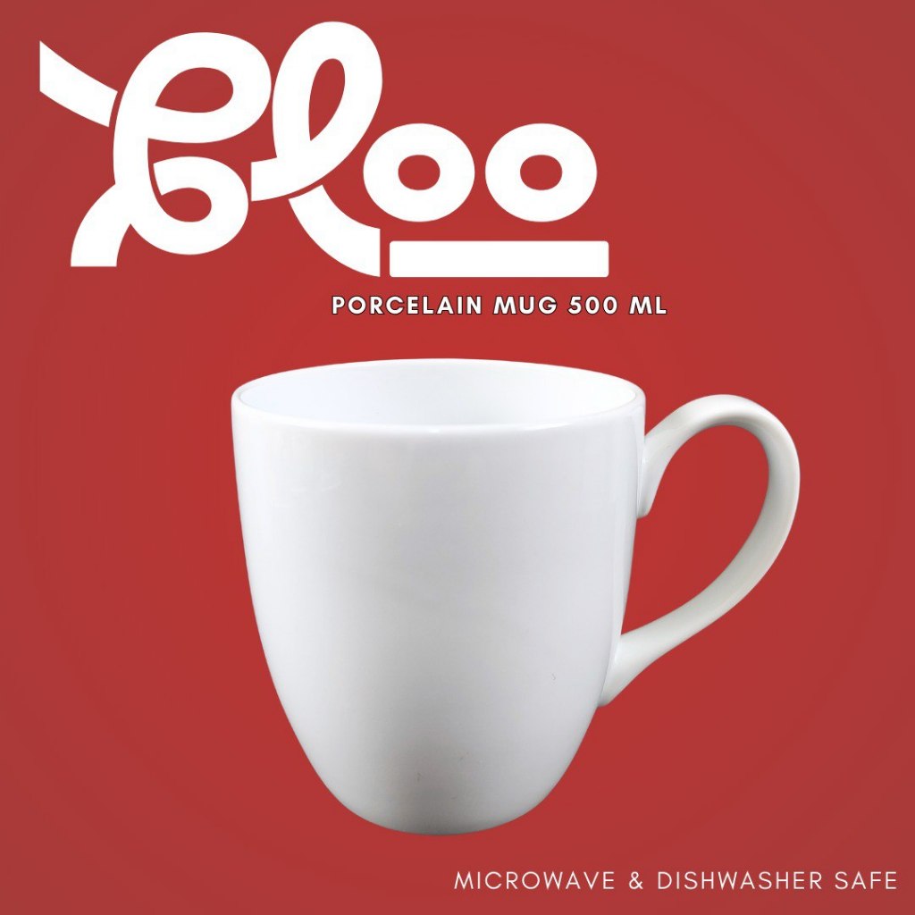 Jual BLOO Porcelain Mug | Cangkir Keramik | Porcelain Cup | Mug Teh ...