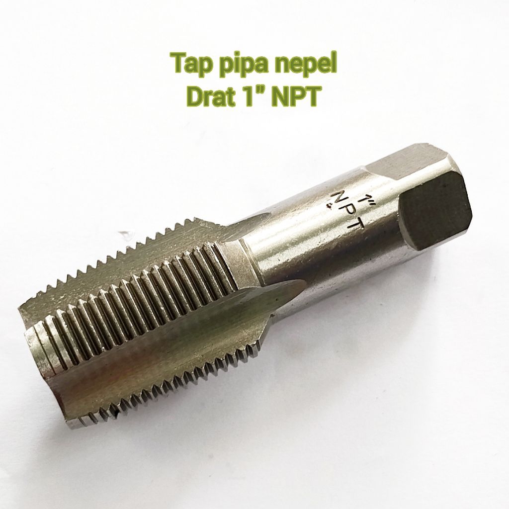 Jual Tap pipa nepel drat 1" NPT bukan BSPT jumlah 4 mata drat tap pipa ...