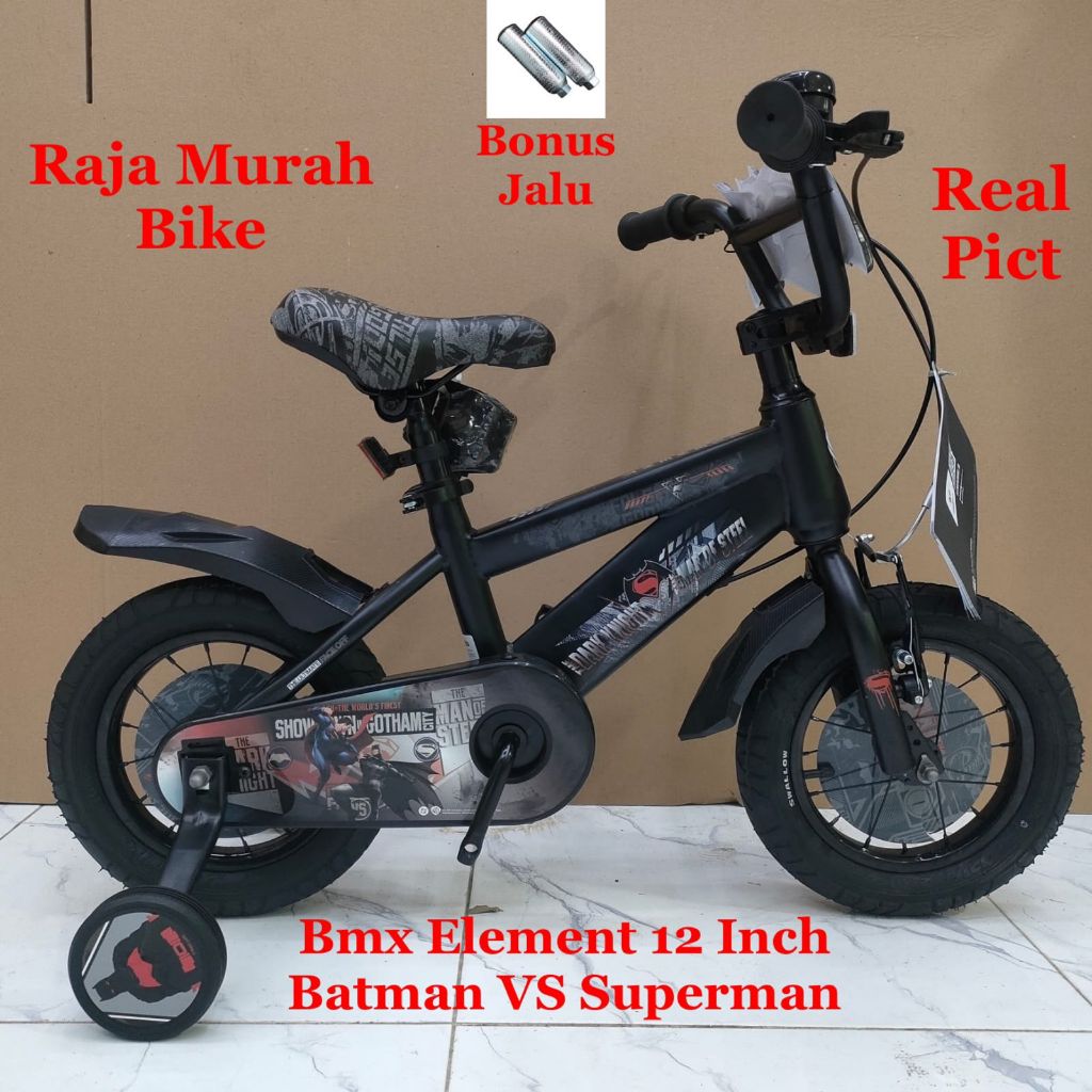 Jual Sepeda Anak Laki Laki Bmx 12 Inch Element Batman VS Superman ...