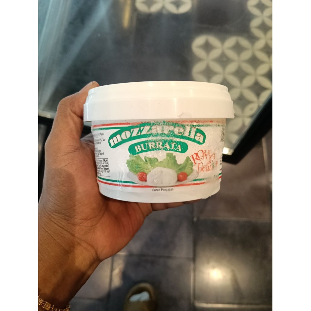 Jual roma bella cheese mozzarella burrata 100gr | Shopee Indonesia