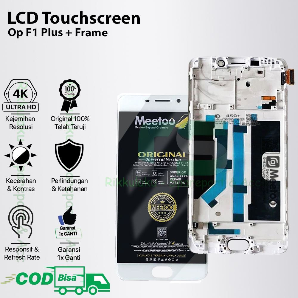 Jual LCD Touchscreen Oppo F1 Plus + Frame Original 100% Fullset ...