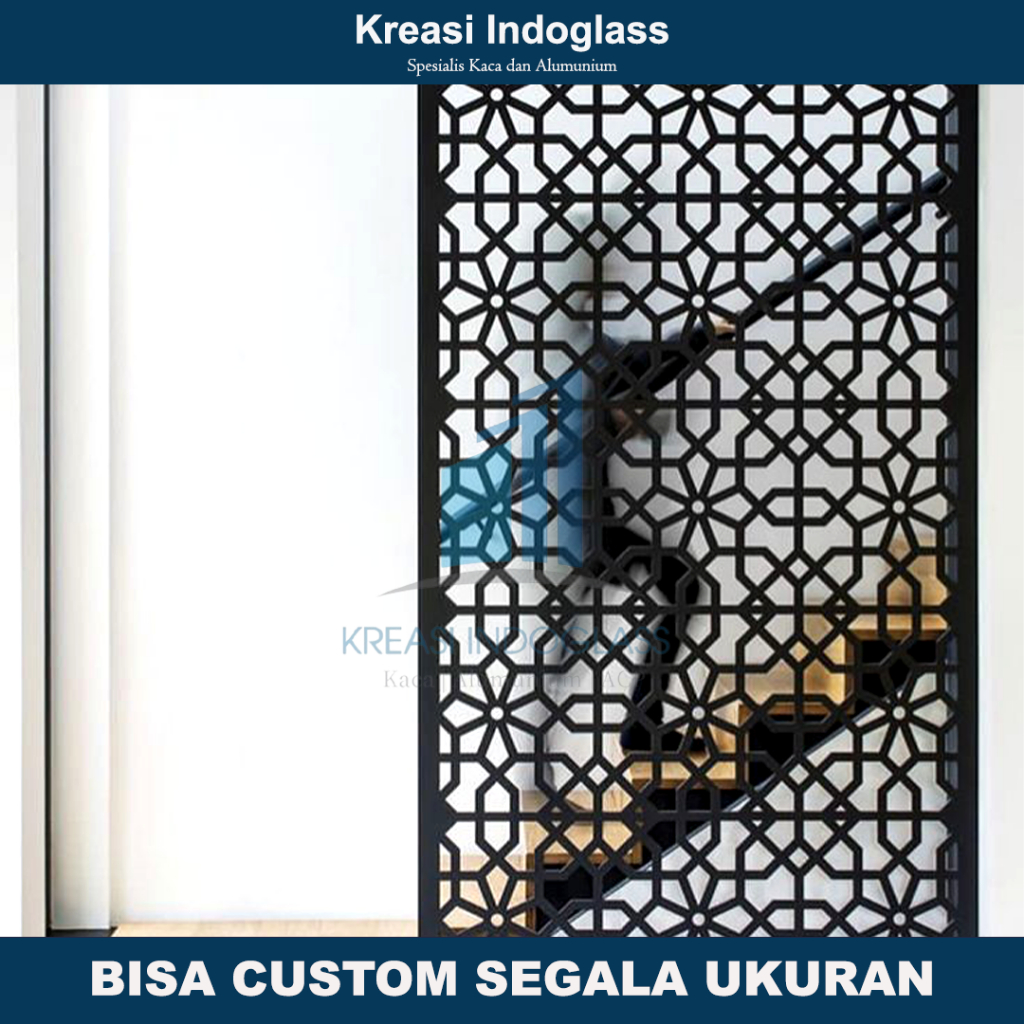 Jual Partisi Ruangan Plat Besi Cutting Laser Minimalis | Shopee Indonesia