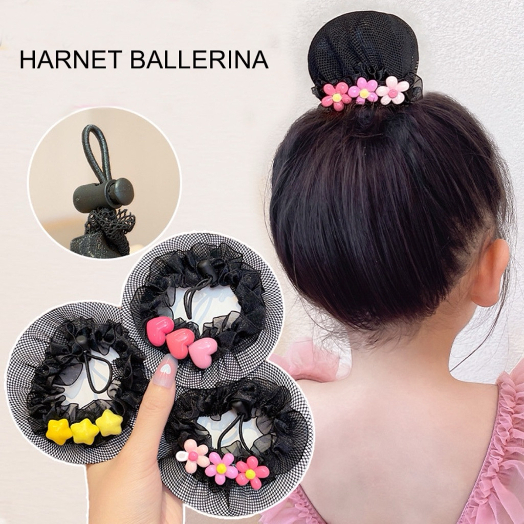 Jual Hairnet Ballerina Bun Jaring Sanggul Cepol Konde Ballet Jala ...