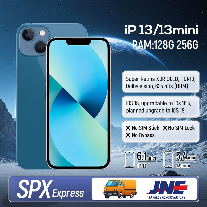 Jual IPHONE 13mini RAM 128GB 256GB Second BEKAS ORIGINAL 100% MULUS ...