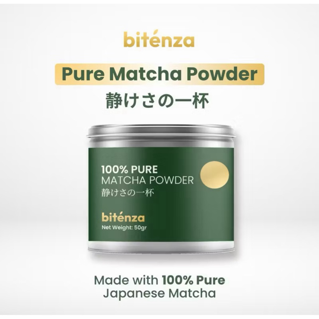 Jual Bitenza 100% Pure Matcha | Japanese Pure Matcha REAL | Shopee ...
