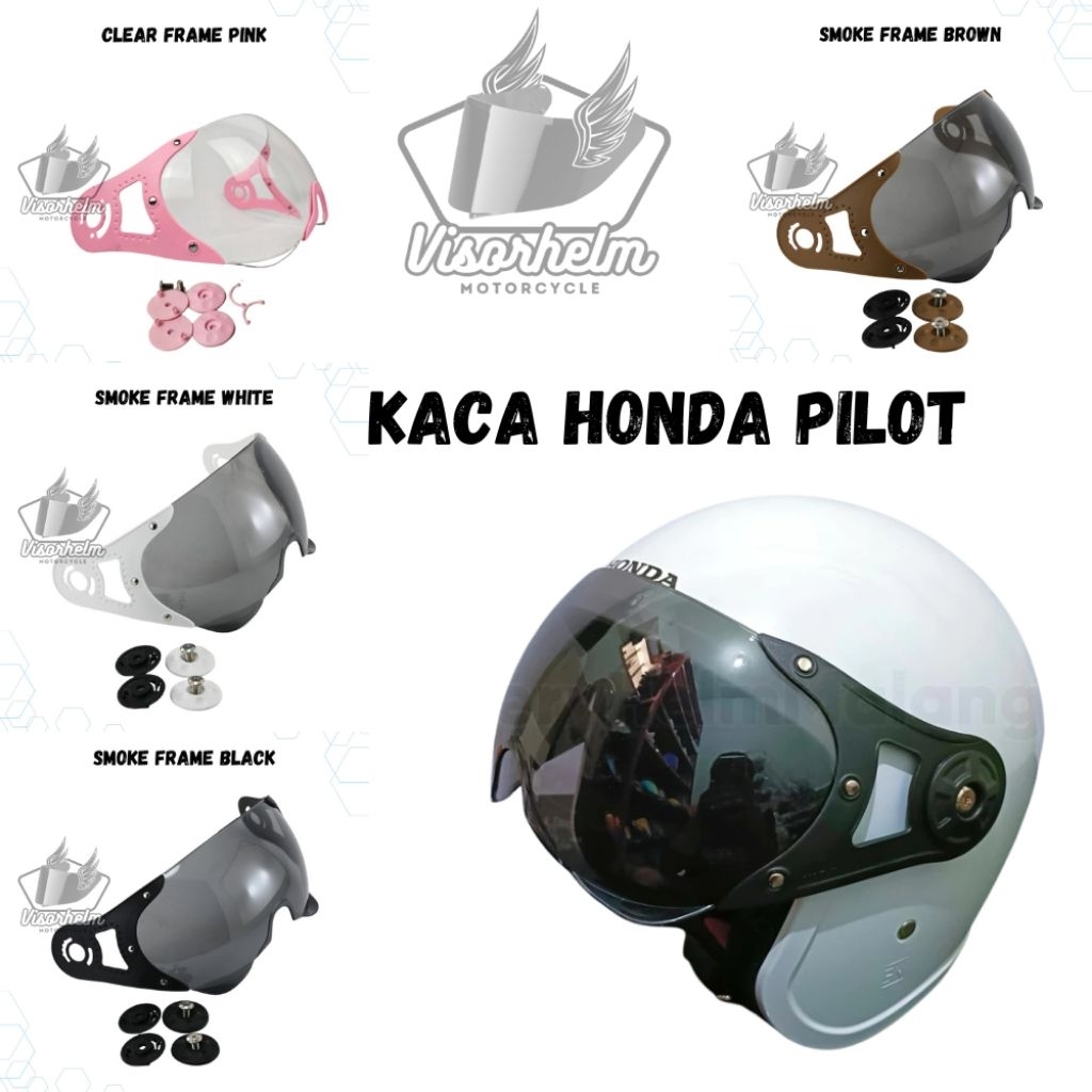 Jual Kaca helm HONDA Scoopy Kaca Visor honda scoopy model Pilot ...