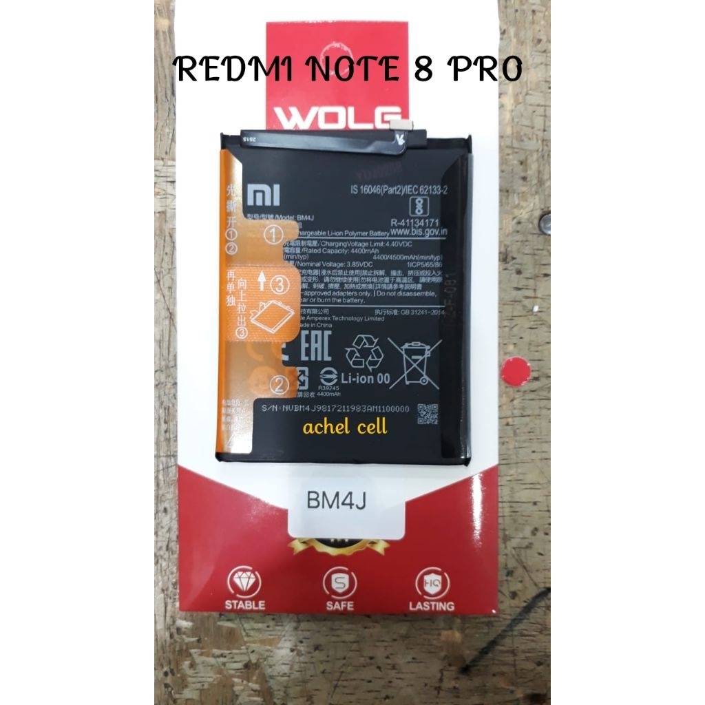 Jual bateraii batre redmi note 8 pro Bm 4J ready | Shopee Indonesia