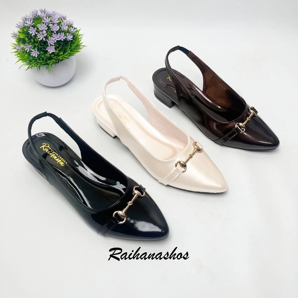 Jual Raihana Sandal Wanita Heels Mules Elegan Model Terbaru 2025 SACHI ...