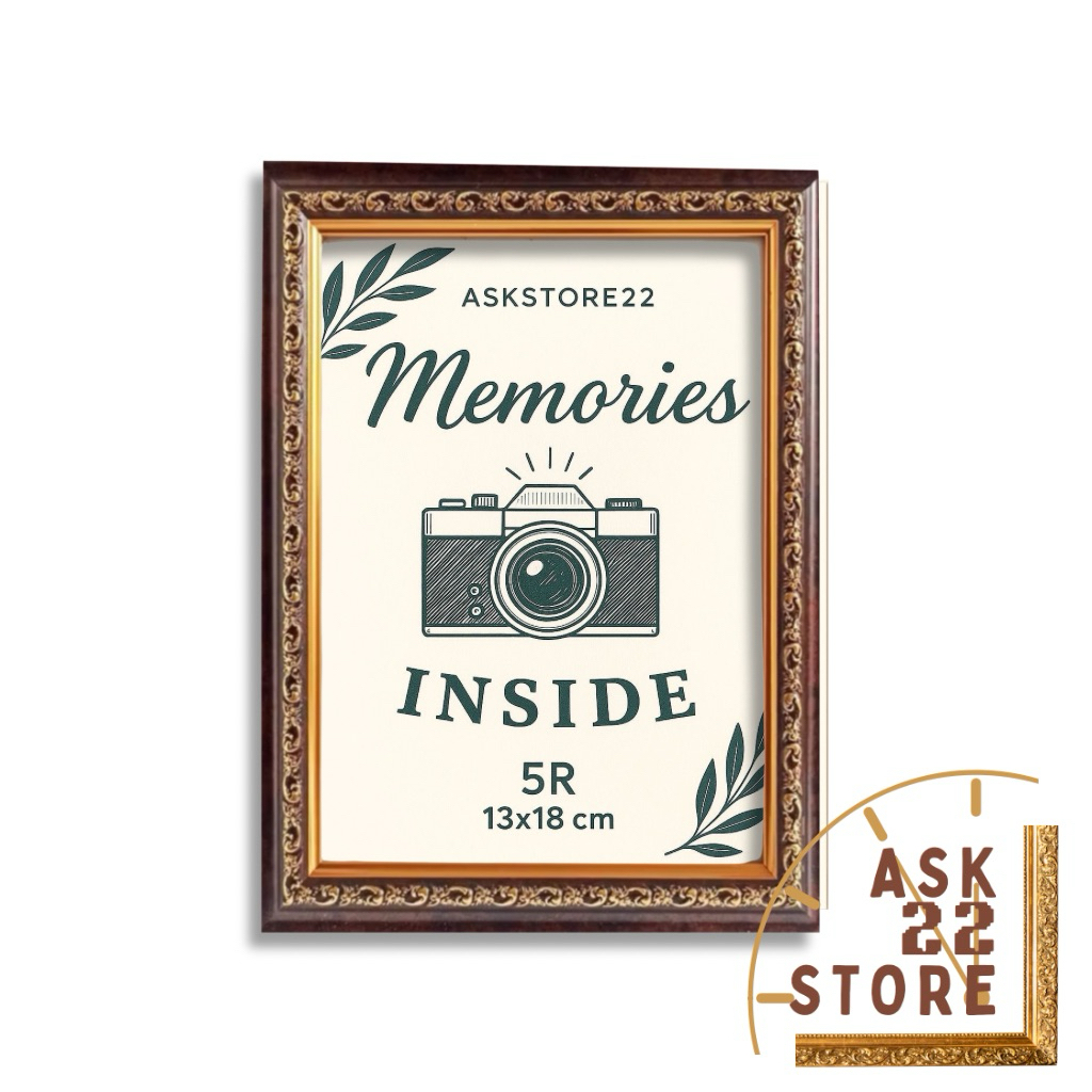 Jual Bingkai Foto 5r Aesthetic / Figura Foto 5R / Frame Foto 5 R Dengan ...