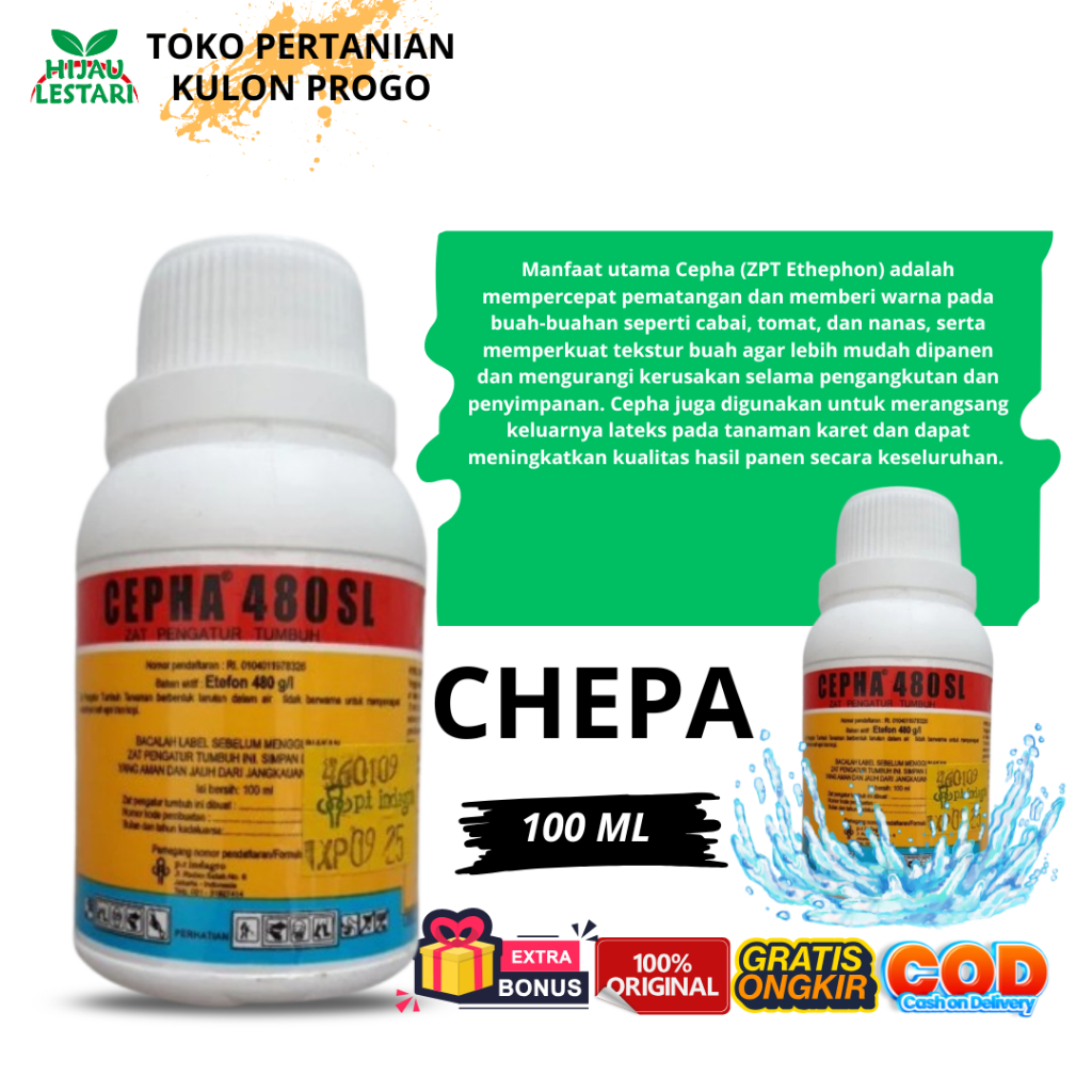 Jual Cepha ORI 480 SL 100 ml Zat Pengatur Tumbuh dan Mempercepat ...