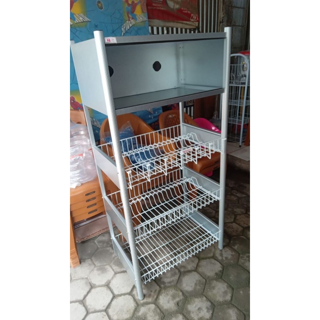 Jual Rak piring Master R04 A (alumunium dan kaca) | Shopee Indonesia