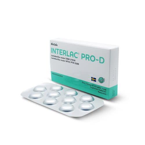 Jual Interlac Pro D 30's Tablet Interbat - Probiotik Kesehatan Gigi ...