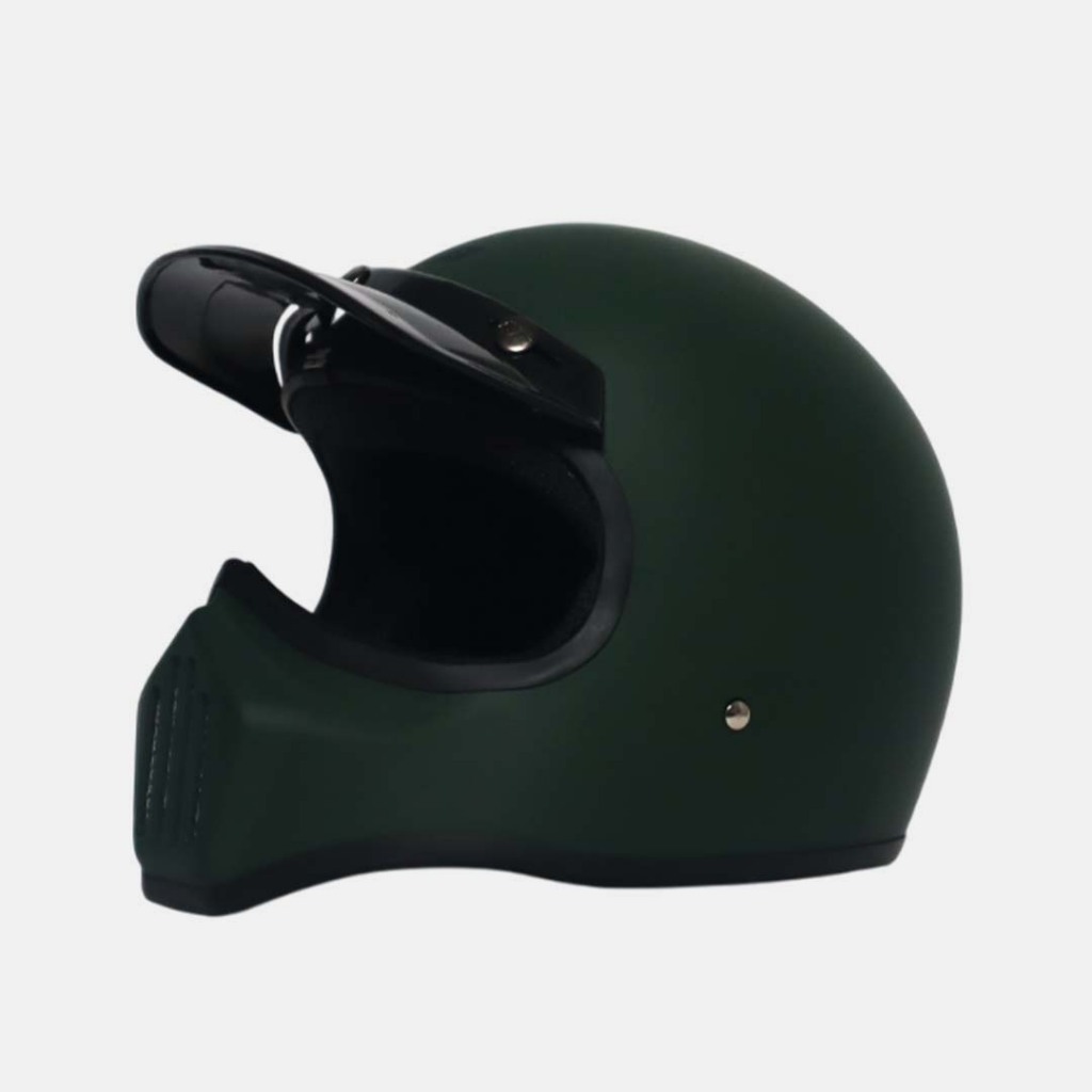 Jual Helm Big Cakil Js Warna Polos Retro Solid SNI Anti Pecah Allsize ...
