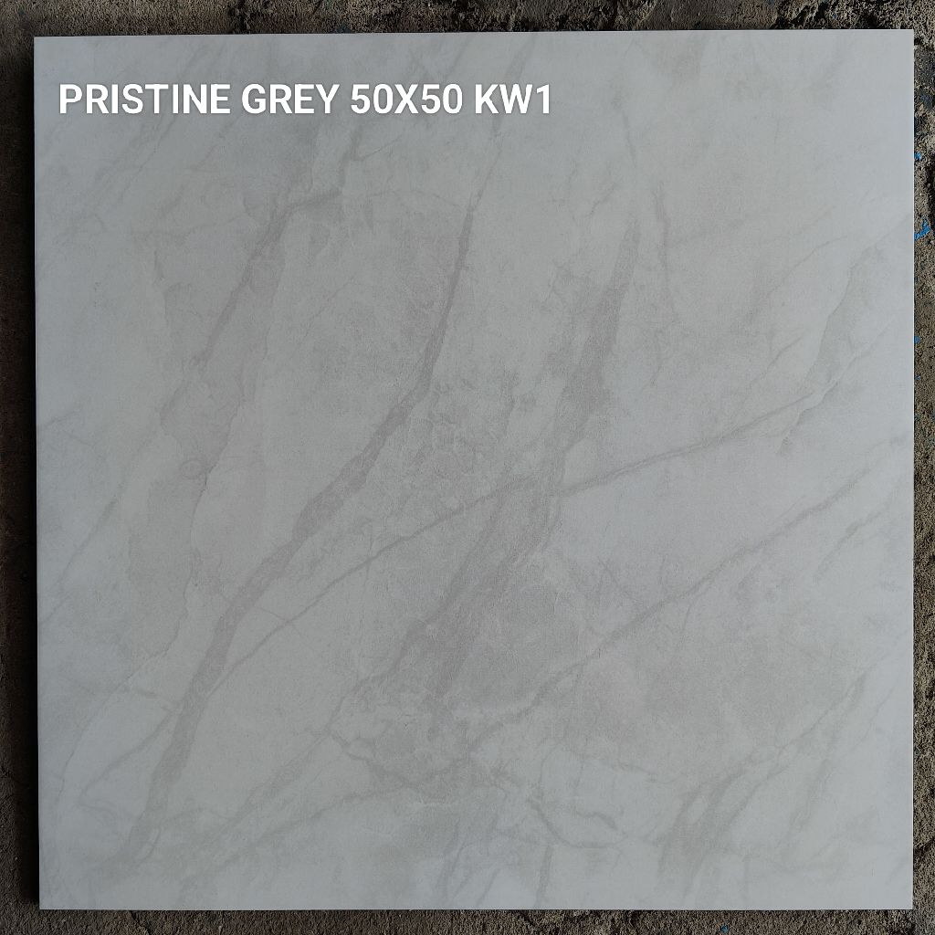 Jual Keramik Lantai 50x50 Arwana Pristine Grey Mengkilap Motif | Shopee ...
