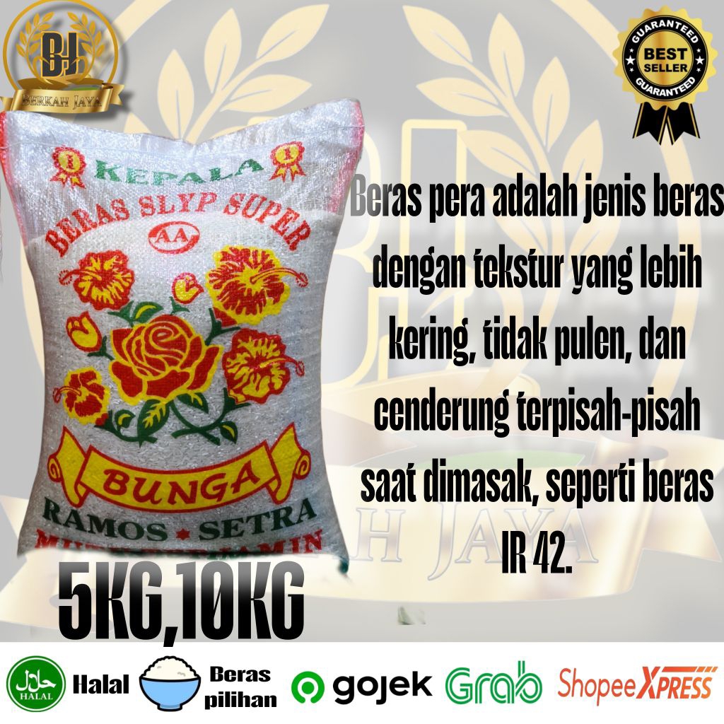 Jual Beras PERAK Cap Bunga 5KG 10KG Berkualitas Premium | Shopee Indonesia