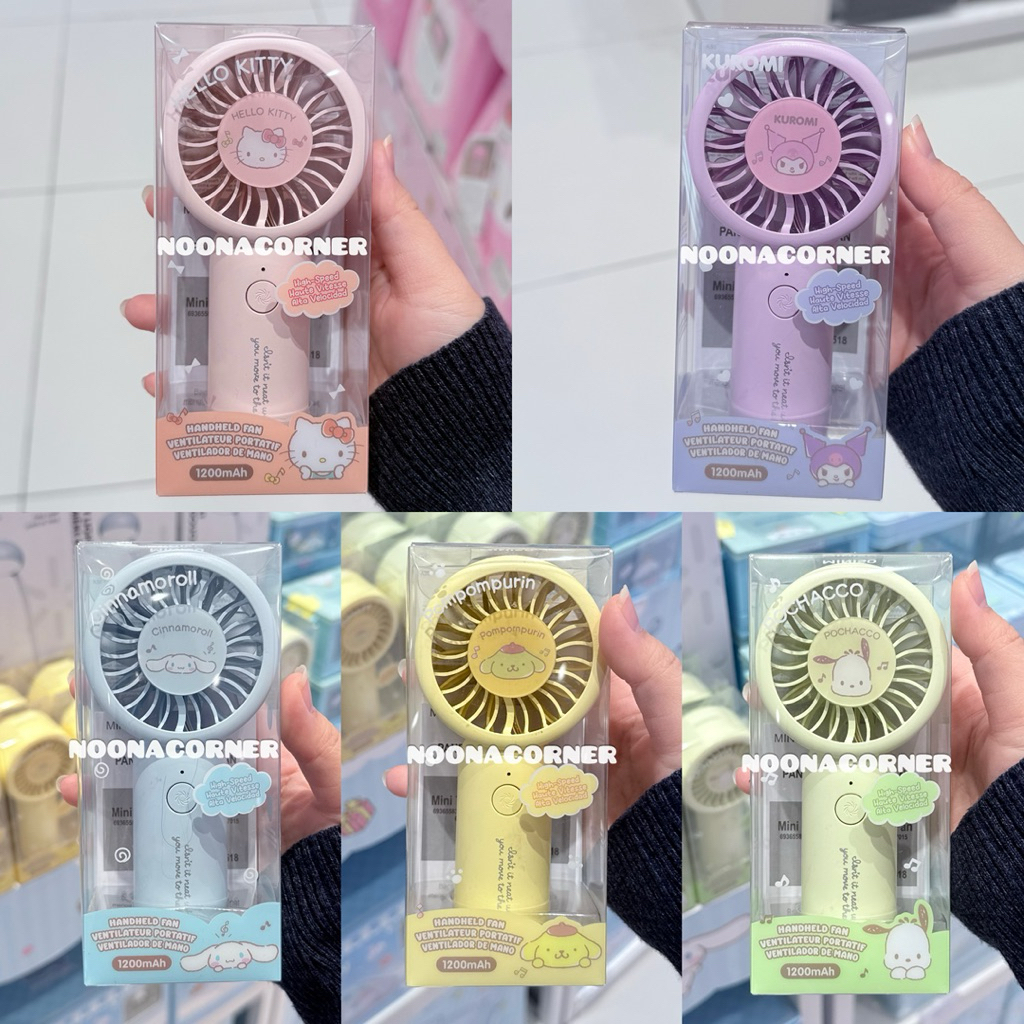 Jual Miniso x Sanrio ‼️ Mini Handheld Fan / Kipas Angin Portable High ...
