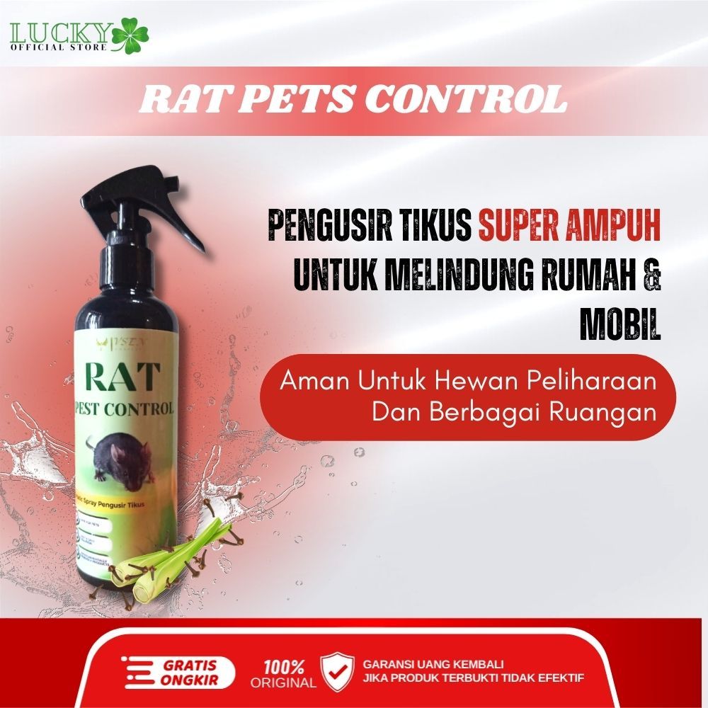 Jual Rat Pest Control - Spray Pengusir Tikus 250ml || Spray Pengusir ...