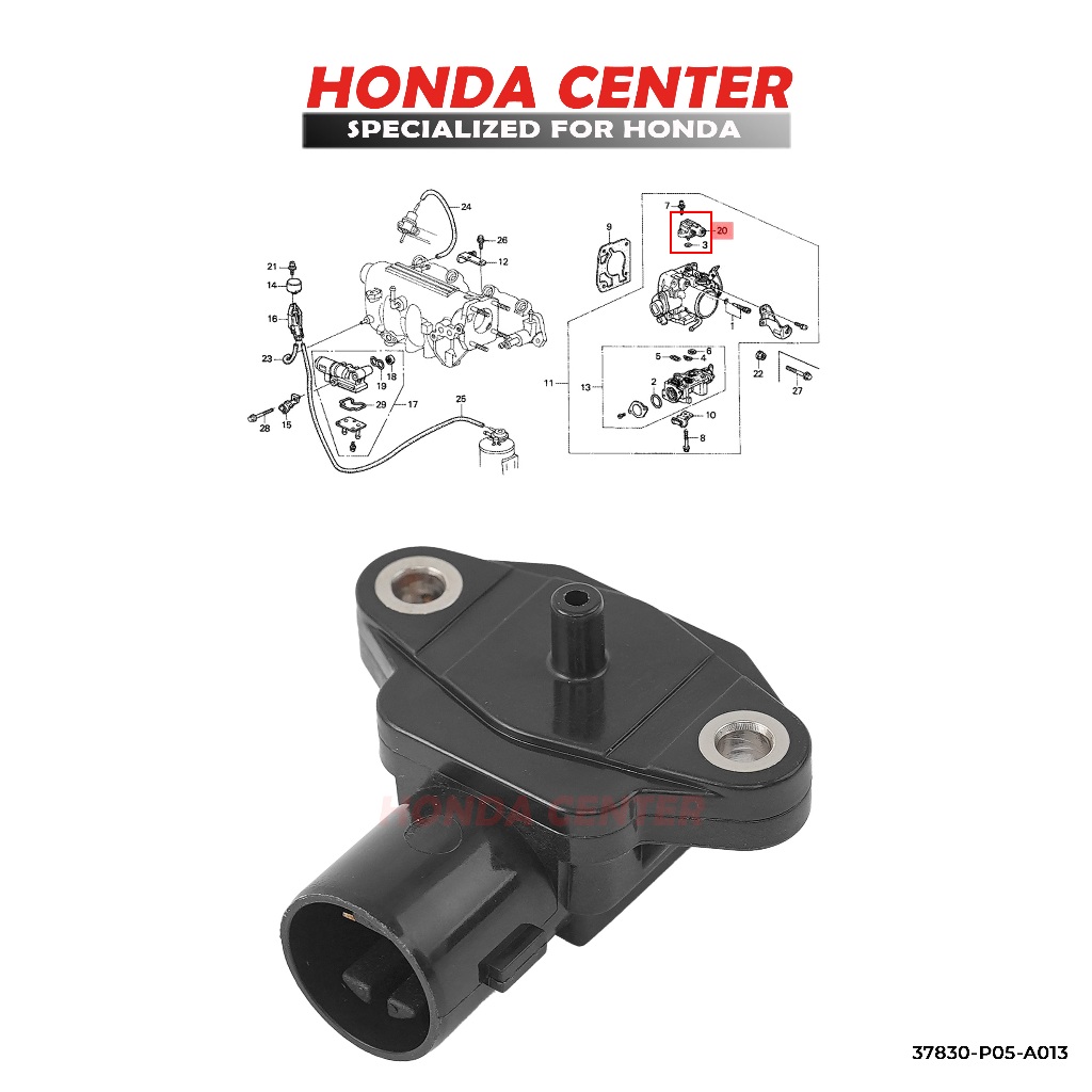 Jual Sensor Map Civic Genio Estilo Ferio Accord Cielo Accord Vti Crv ...