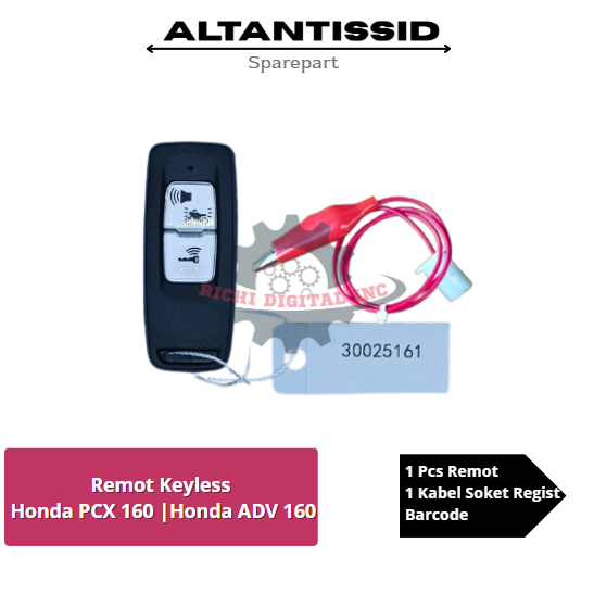Jual Remote Keyless Honda PCX 160 | Honda ADV 160 35121-K1Z-N20 ...