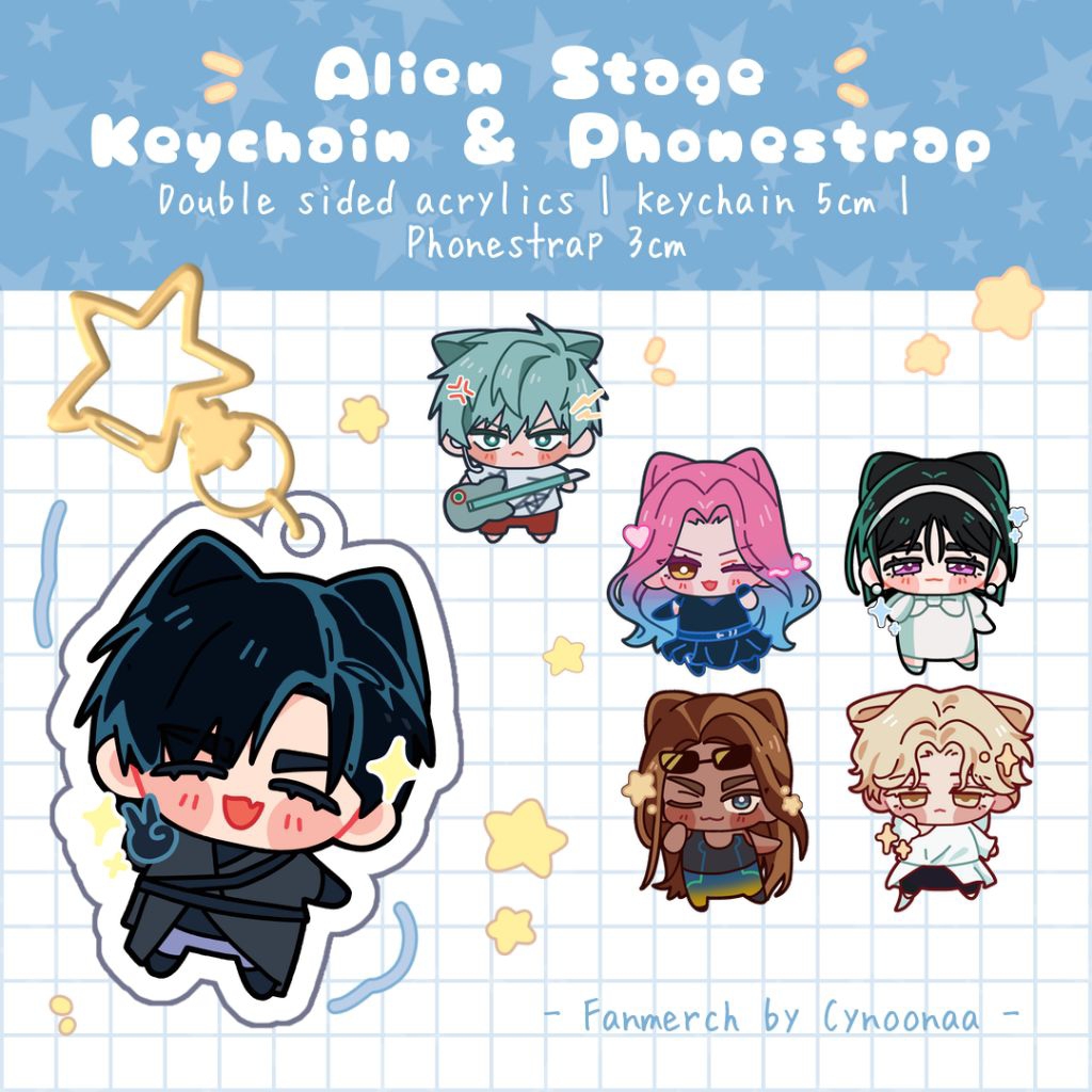 Jual [Cynoonaa] Alien Stage | ALNST Acrylic Keychain & Phonestrap ...