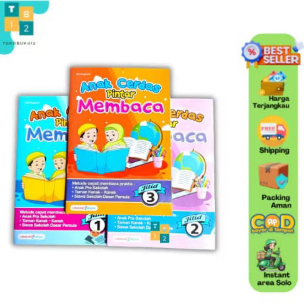 Jual Buku Belajar ( ANAK CERDAS PINTAR MEMBACA ) _ Huruf, Suku Kata dan ...