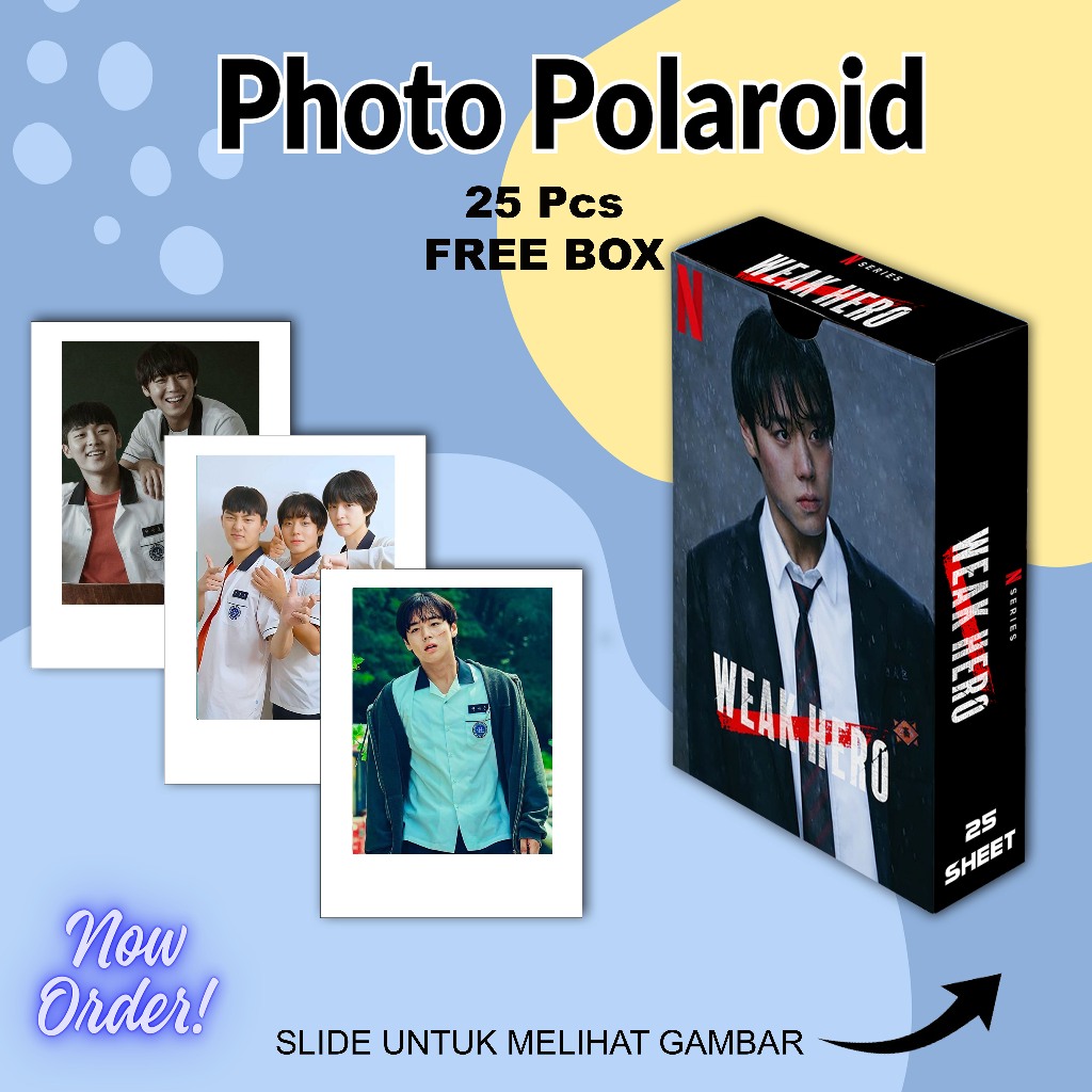 Jual [SET] Polaroid Park ji hoon Kdrama weak hero Premium (Isi 25 pcs ...