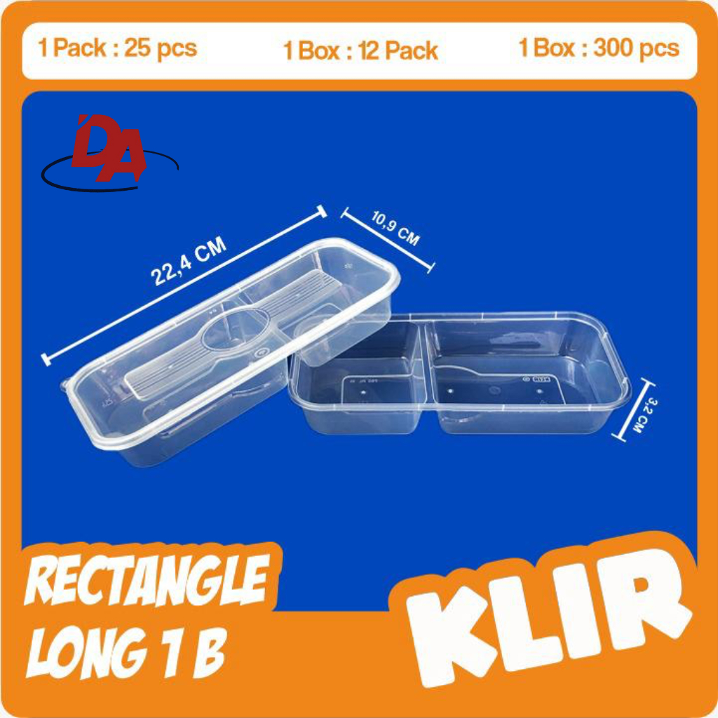 Jual THINWALL KLIR RECTANGLE LONG 2 SEKAT RL1B ISI 25PCS | Shopee Indonesia