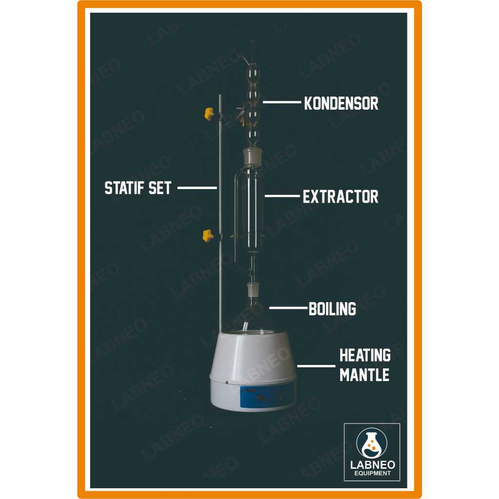 Jual SOXHLET EXTRACTOR + HEATING MANLTE | Shopee Indonesia