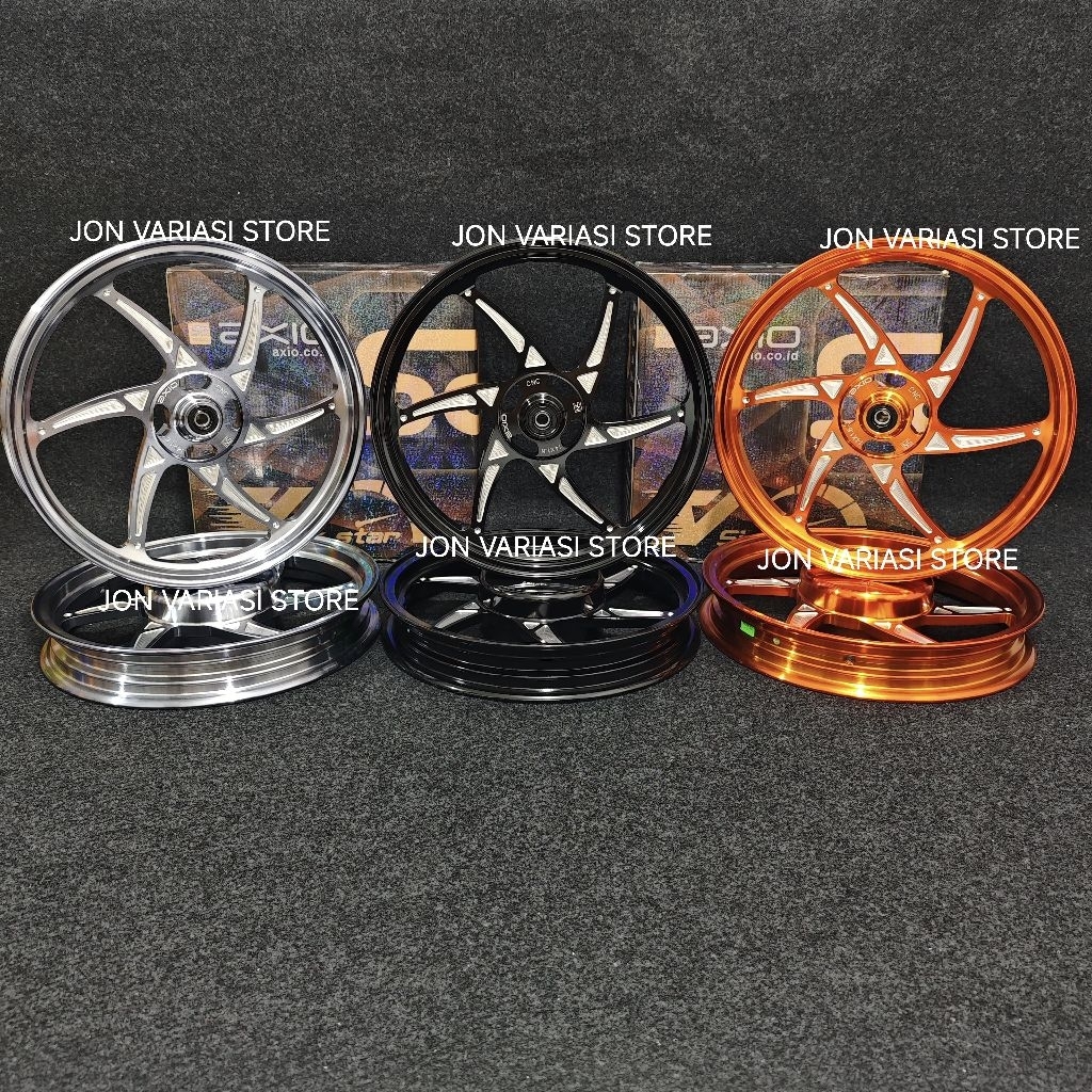 Jual VELG PELAK ORIGINAL AXIO SIX STAR 14X185 14X160 BEAT SCOOPY VARIO ...