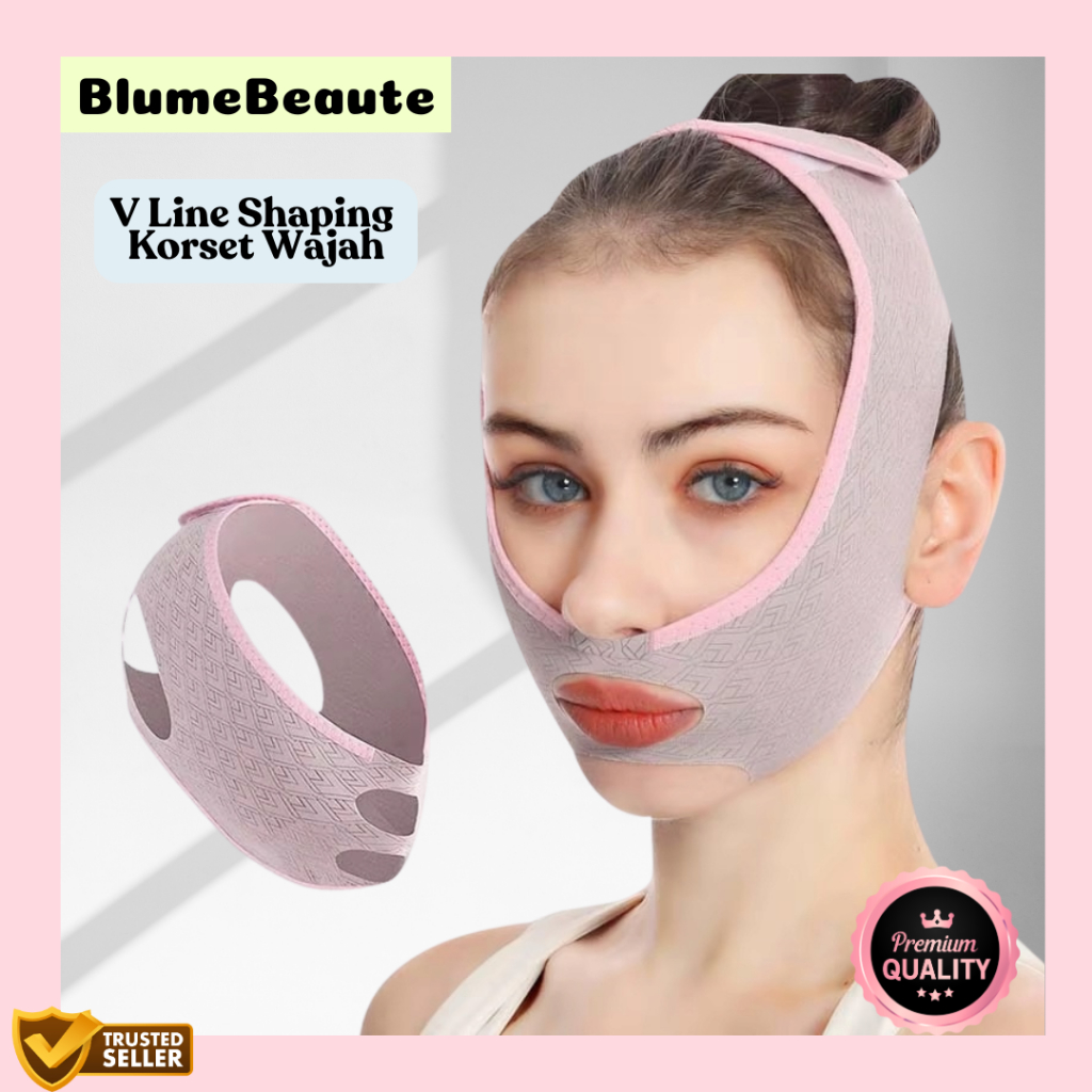 Jual Blumebeaute - Perban Wajah New Beauty Face Sculpting Sleepmask V ...