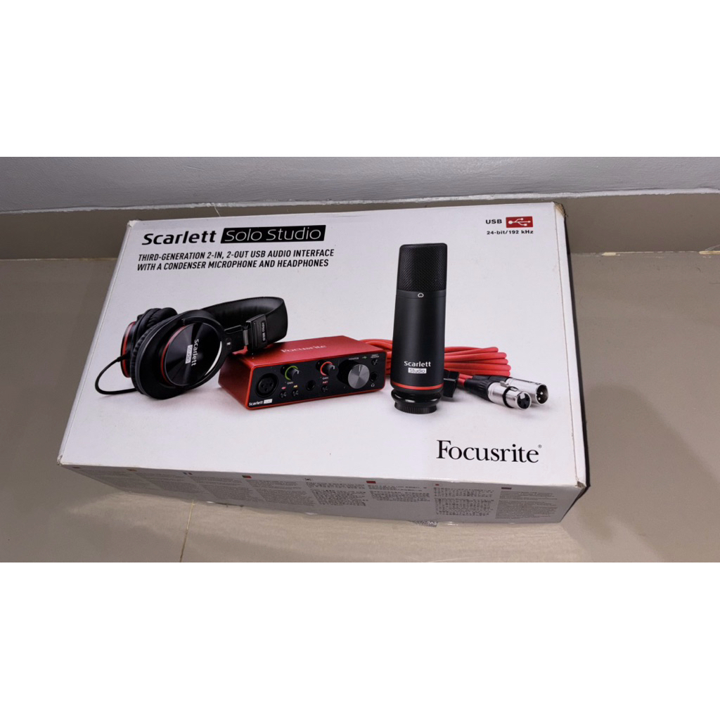 Jual Focusrite Scarlett Microphone Solo Studio 2i2 | Shopee Indonesia