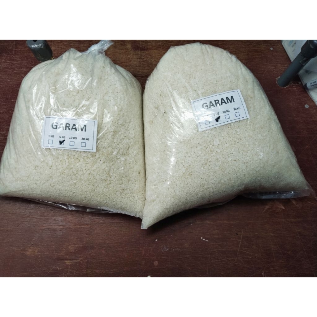 Jual Garam industri/garam kasar non yudium kemasan 10 Kg & 20 Kg ...