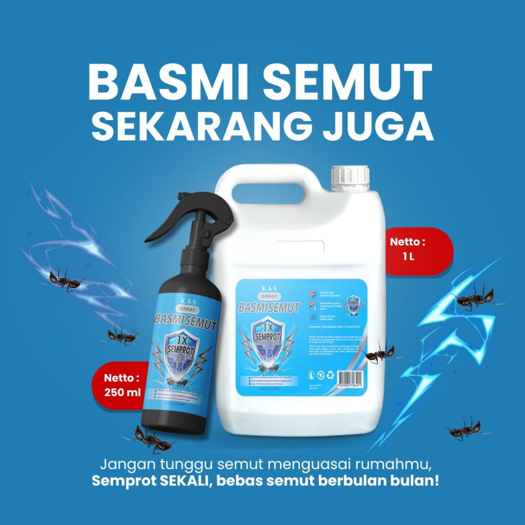Jual kas Anti Semut Aromatic Spray Penghilang Semut Efektif Pengusir ...