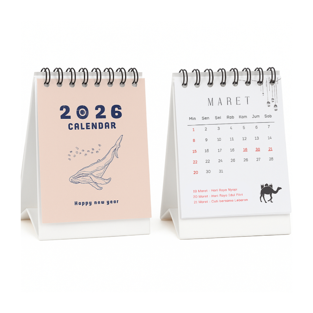Jual KALENDER MEJA - KALENDER 2026 - KALENDER MEJA MINI | Shopee Indonesia
