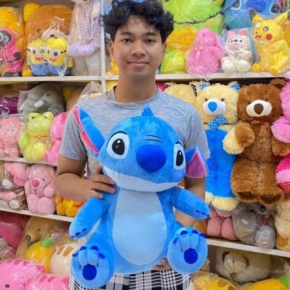 Jual BONEKA STITCH / STICH PREMIUM LUCU UKURAN XL BONEKA STICH BIRU ...