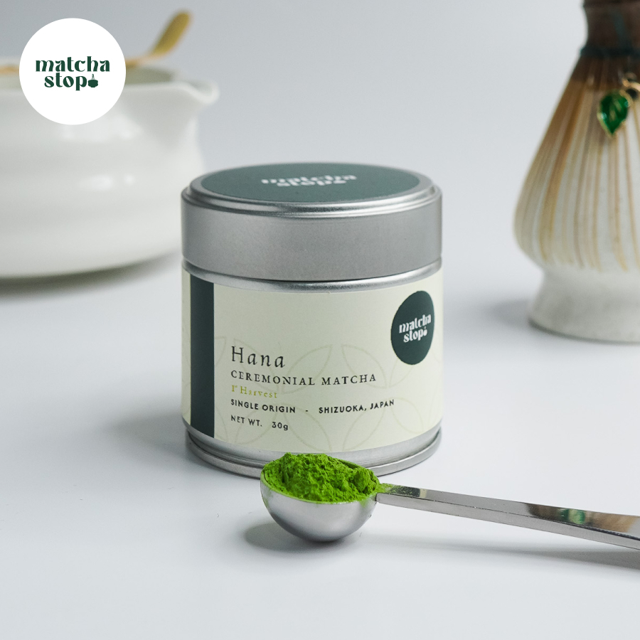 Jual MatchaStop! HANA Matcha Ceremonial Grade 30g | Shopee Indonesia