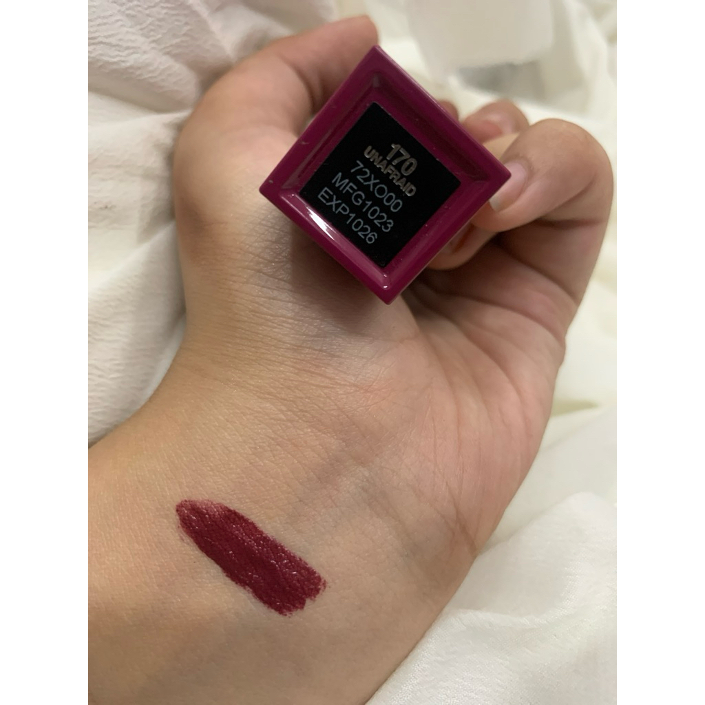 Jual Preloved makeup lippie Maybelline New York SuperStay Vinyl Ink ...