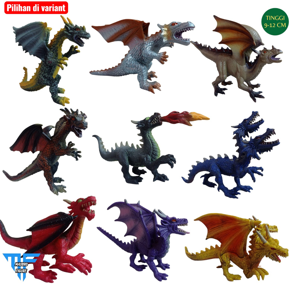 Jual Mainan Hewan Mitologi Naga Figure Mitologi DRAGON | Shopee Indonesia