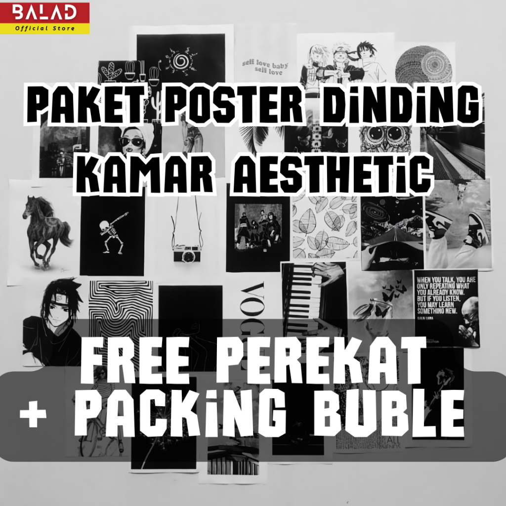 Jual Poster Dinding Aesthetic Isi 48 Lembar | Poster Aesthetic | Poster ...