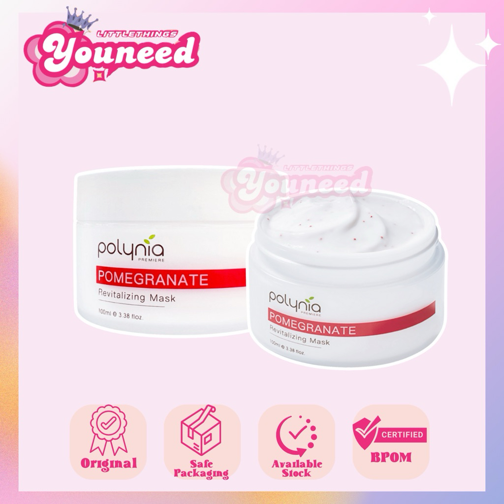 Jual POLYNIA | Pomegranate Revitalizing Face Mask | Masker Anti Aging ...