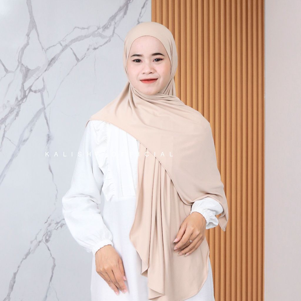 Jual Kalisha Hijab - Jilbab Instant Terbaru Pashmina Instan Jersey Pashmina Oval Malay Mahira ...